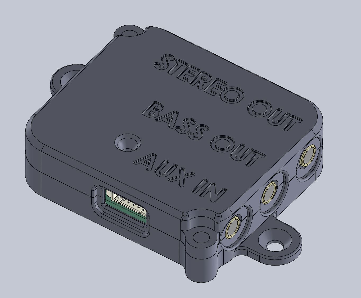 Case for NVArcher BP1048 Mini DSP Board by Modern Crafts | Download free STL model | Printables.com