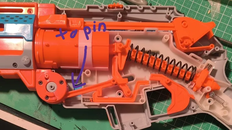 Nerf Sledgefire powerdart mod [NO HARDWARE NEEDED] by alan ti ...