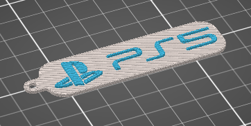 Playstation 5 (PS5) Keychain by Bogoljub | Download free STL model ...