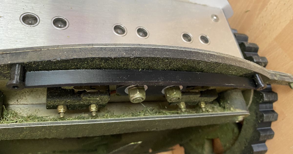 Ardumower robotic lawnmower next gen bumper spring by Silberstreifen ...