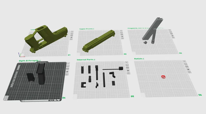 SUB-PLINKER (Bolt-Action Toy Blaster) by Brew Boy | Download free STL ...