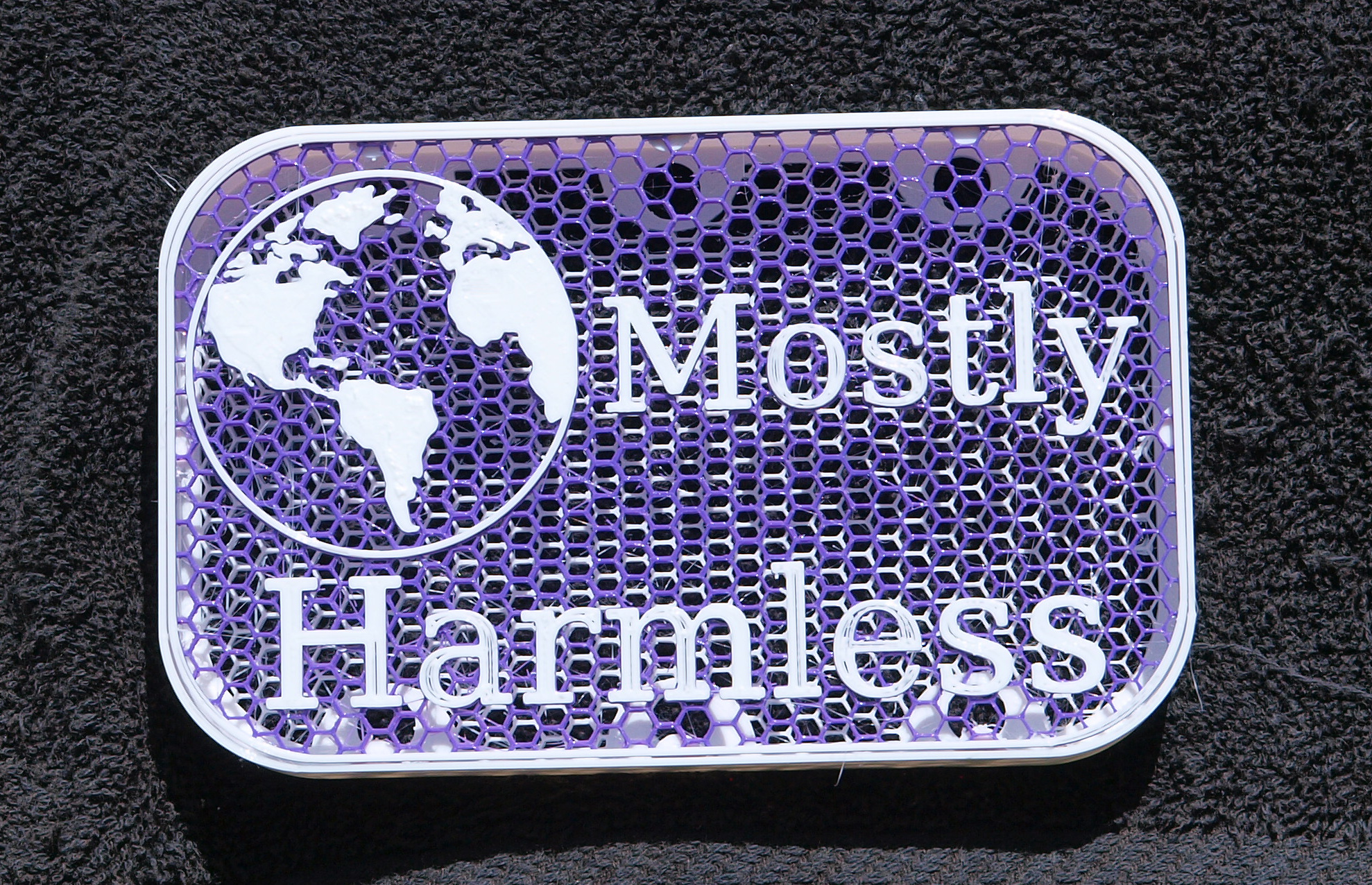 Mostly Harmless sign by h2odragon | Download free STL model ...
