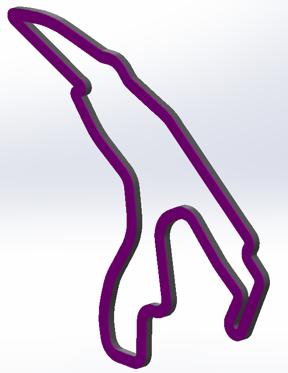 Formula 1 - Circuit de Spa-Francorchamps LED Lamp by Boni26_3D ...
