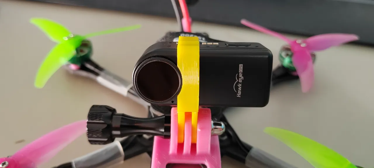 Hawkeye Thumb 2 bracket with GoPro mount by Urronio | Download free STL ...