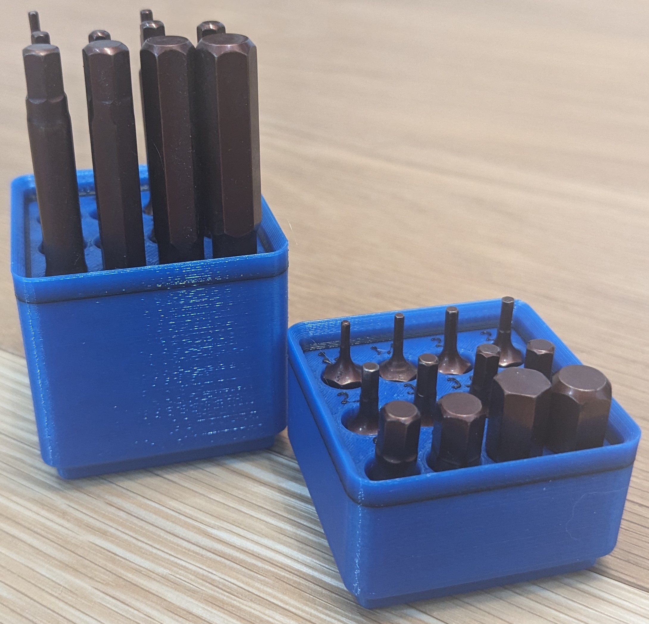 Gridfinity Embedded Magnets Labeled Bit Holder by sdwilsh | Download free STL model | Printables.com