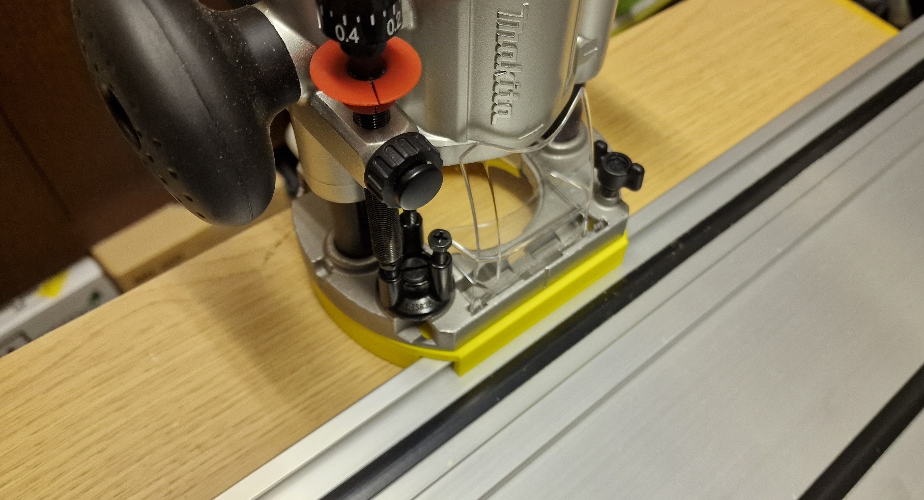 Router Adapter for Makita DRT50 Plunge Base for the Parkside Plunge Saw ...