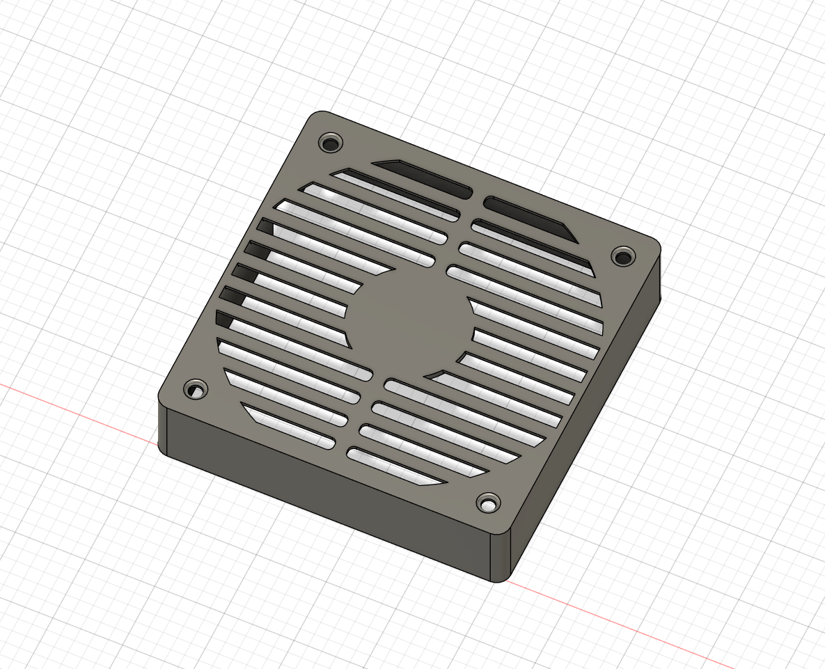 120mm Fan Cover | Grill & HEX by ktd | Download free STL model ...