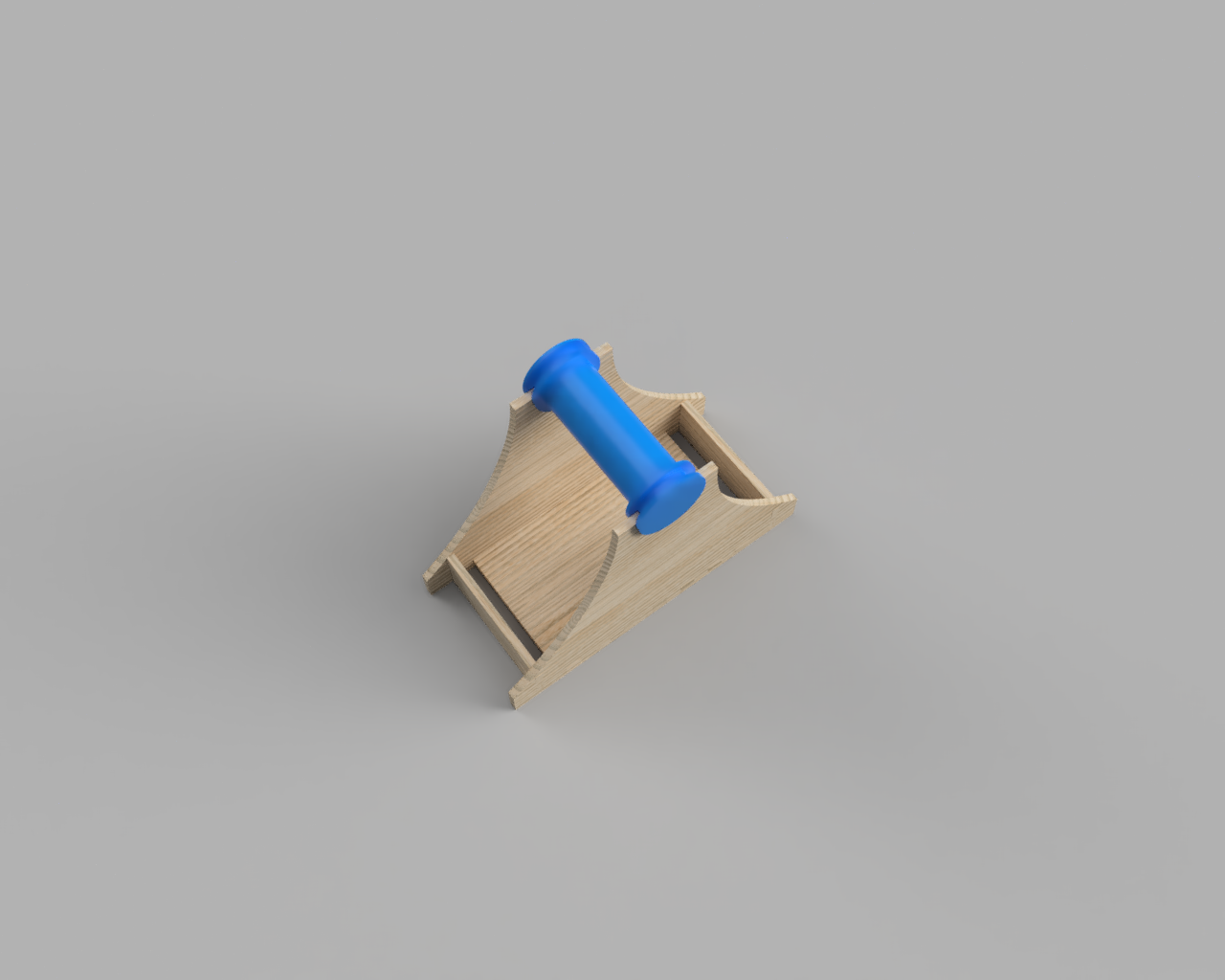 Laser Cut Filament Spool Holder w/.step by Ashers_Workshop | Download free STL model ...