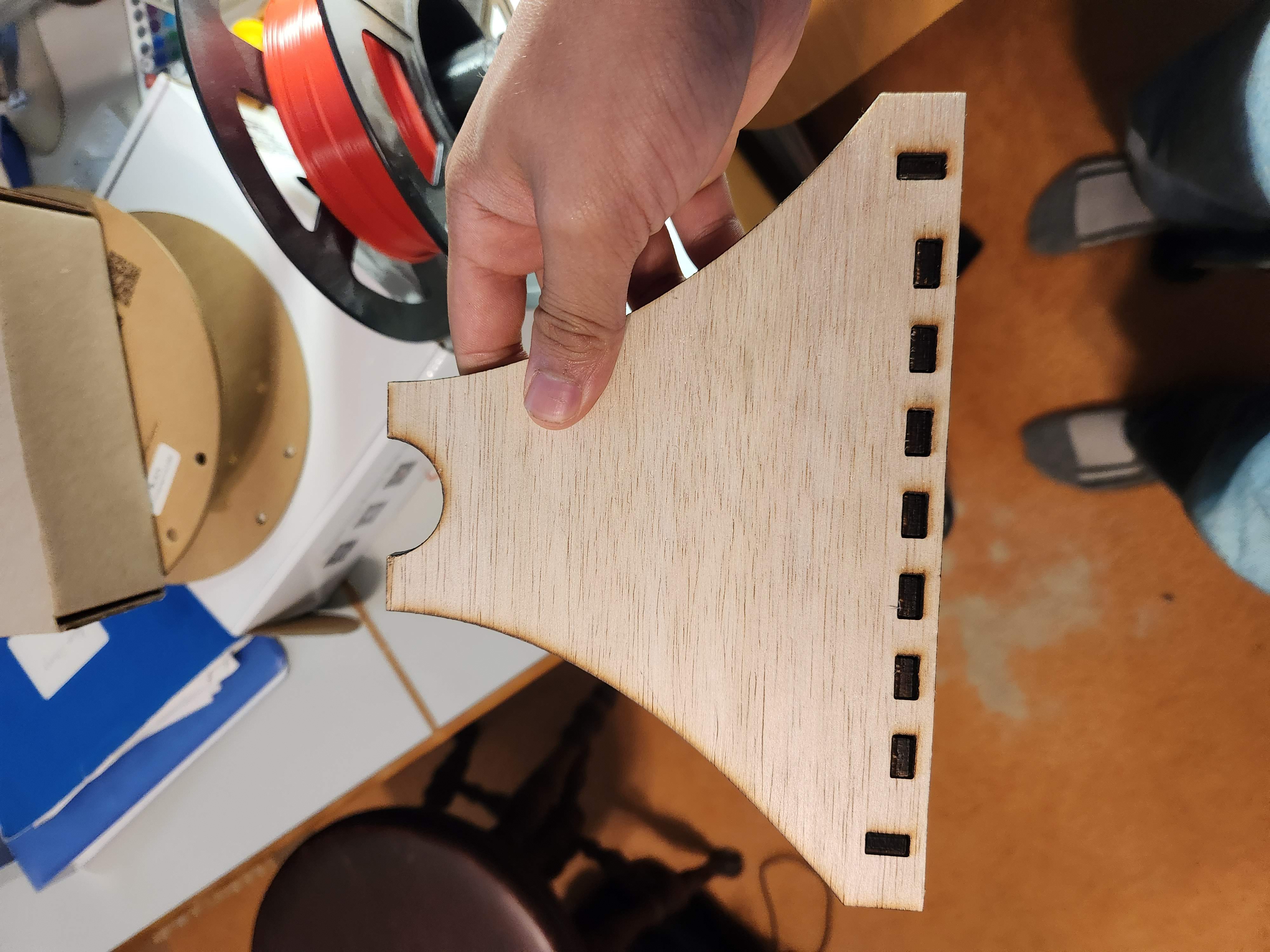 Laser Cut Filament Spool Holder w/.step by Ashers_Workshop | Download ...