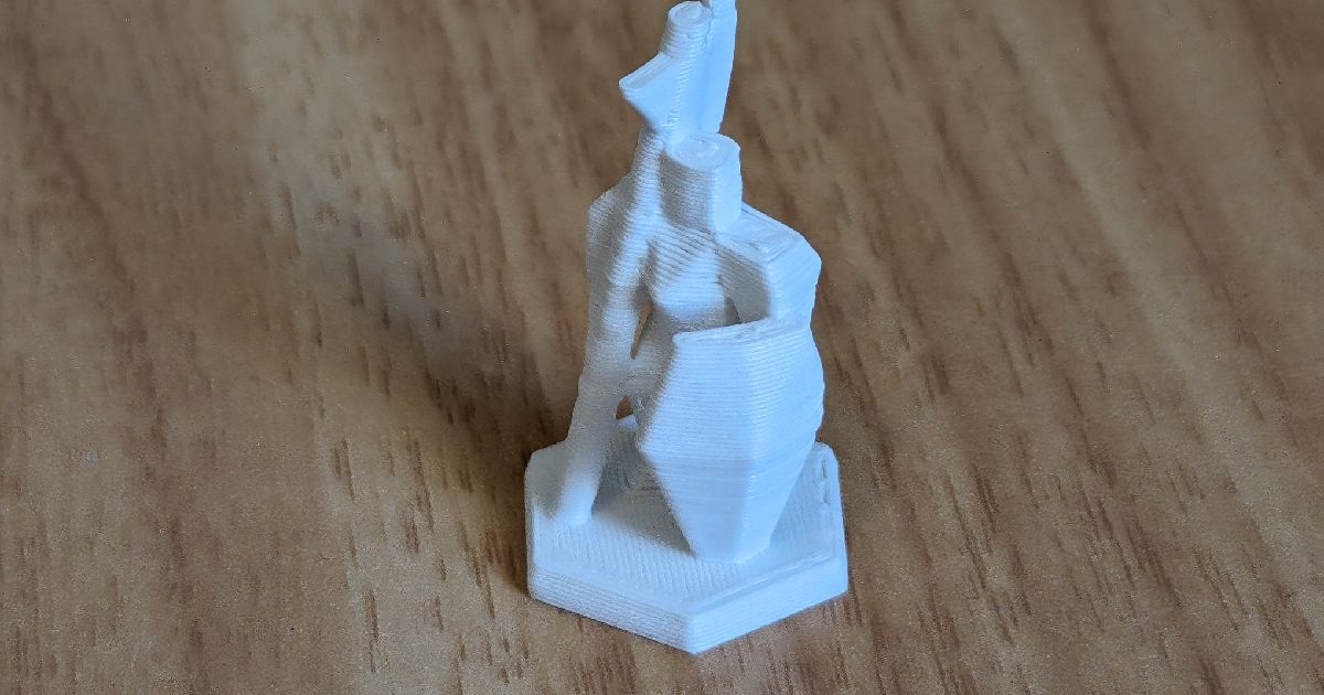 TTRPG Halberd Warrior by God Of Mayo | Download free STL model ...