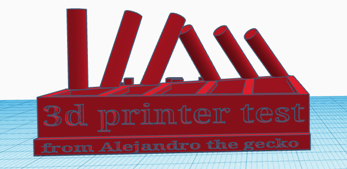 3d printer test by Alejandro The Gecko | Download free STL model ...