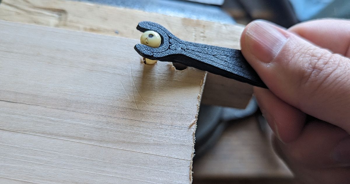 Bridge Pin Puller for Acoustic Guitar by lukemillermakes | Download ...