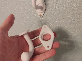 2 piece hook hanger by ARTEngineering | Download free STL model ...