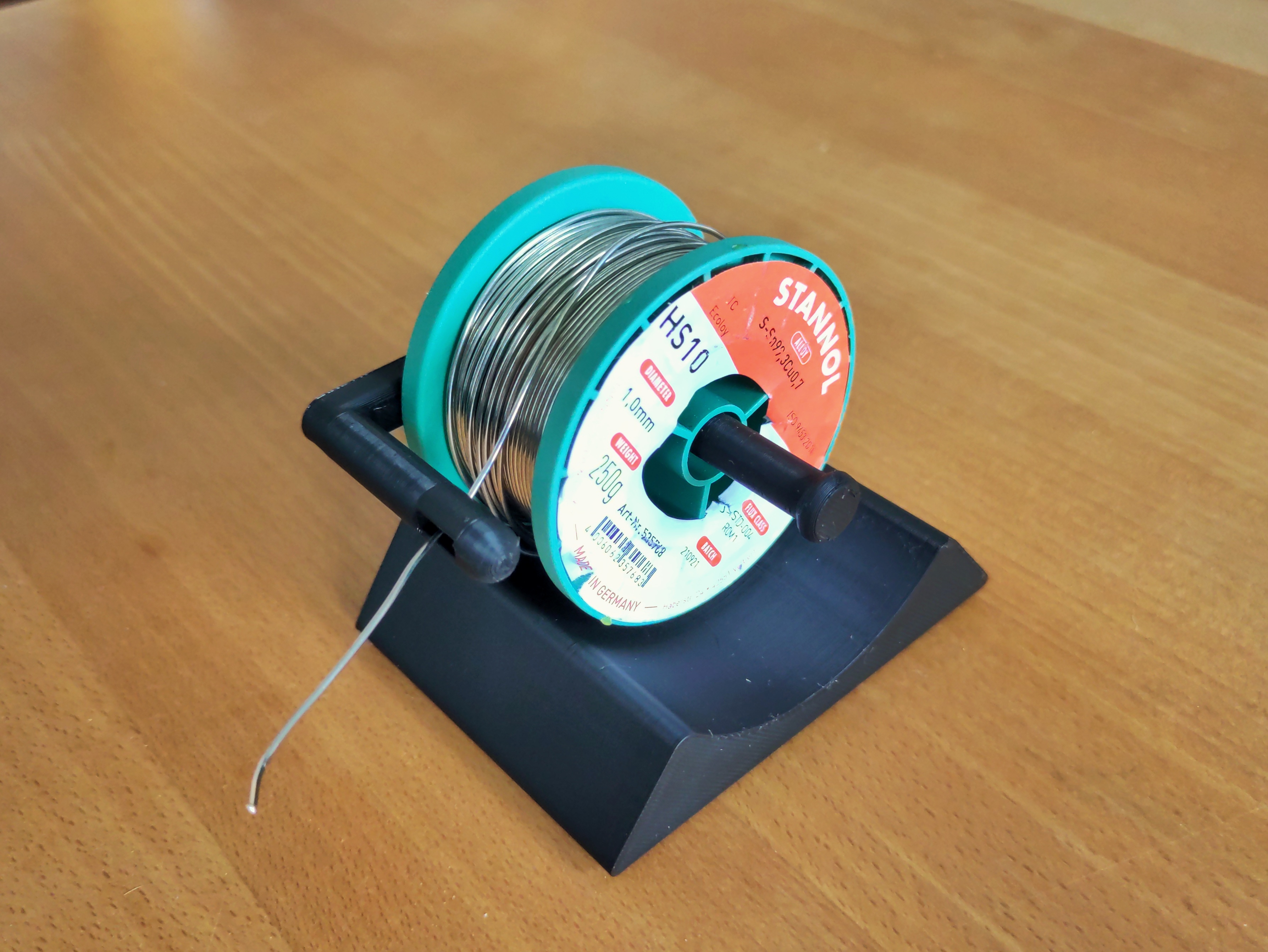 Soldering wire holder for Stannol 250gr (Remix) by DasUngesagte ...