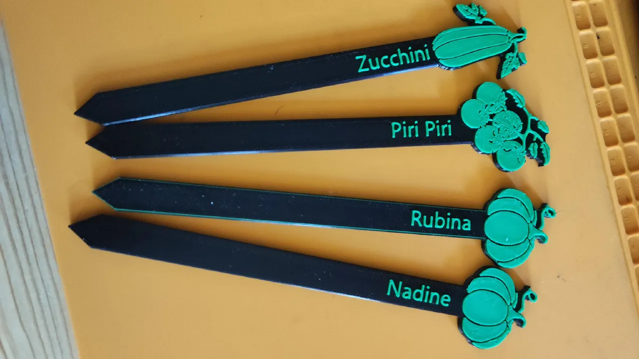 Customized Plant Labels - Vegetables edition by Jodsalz | Download free ...