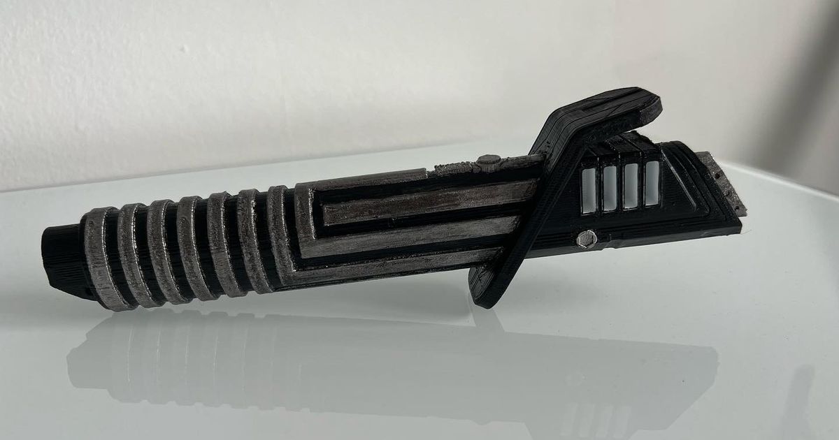 Dark Saber - Star Wars, Lightsaber by dylan shields | Download free STL ...