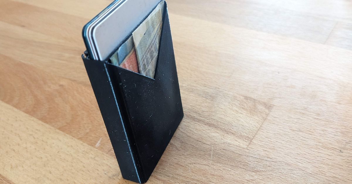 Single piece slim wallet for TPU by HeiLaut | Download free STL model ...