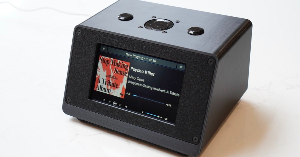 Touchscreen Squeezebox Player by Edd | Download free STL model ...