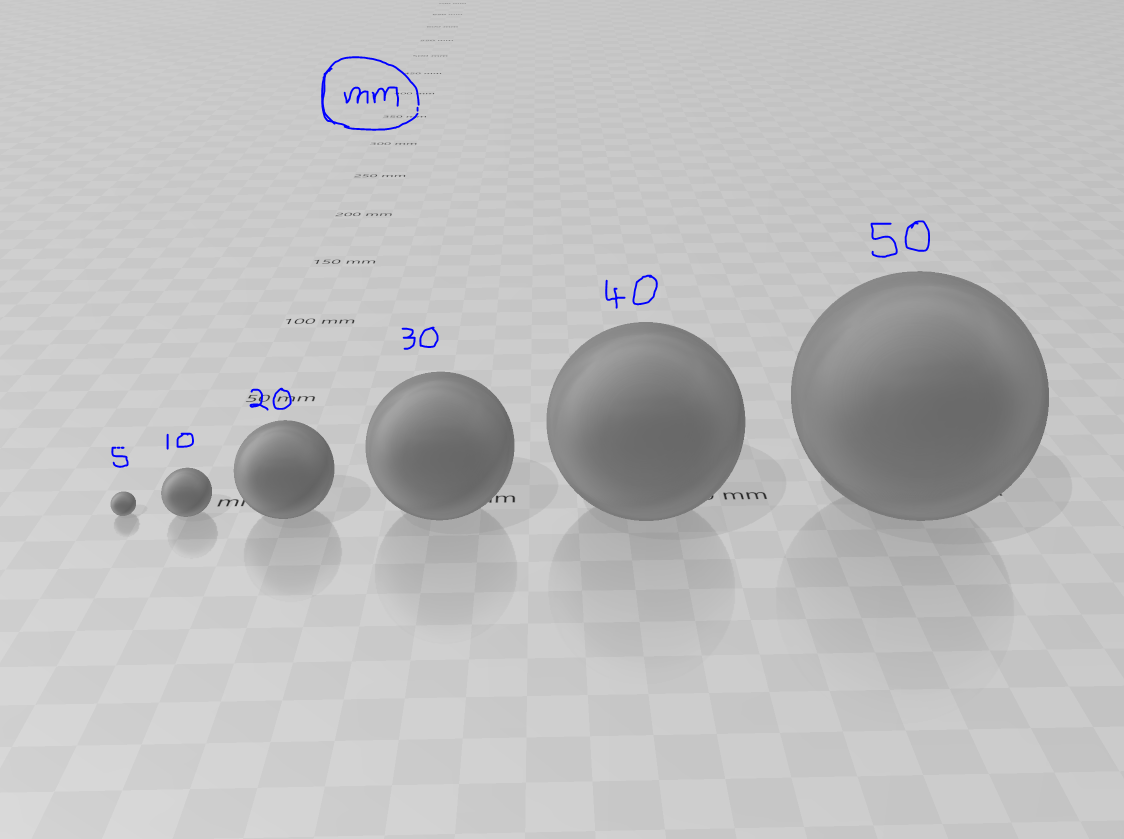 Range of Balls - 5mm to 50mm by MelonSouls | Download free STL model ...