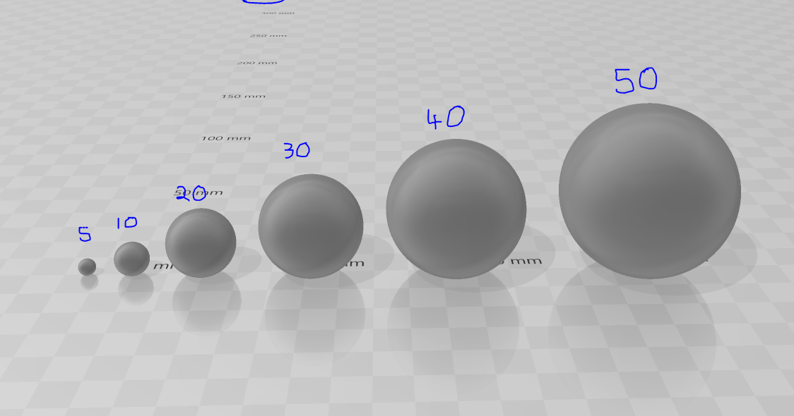 Range of Balls - 5mm to 50mm by MelonSouls | Download free STL model ...