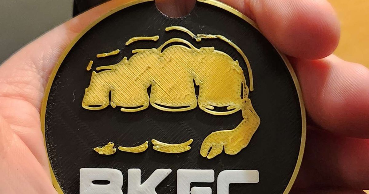 BKFC (Bare Knuckle Fighting Championship) Keyring by Jay4733 | Download ...