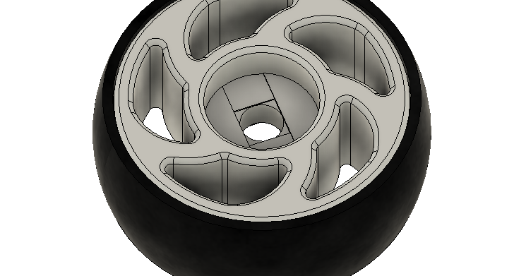 Parametric Suitcase Wheel (NOW WITH BEARINGS) by SuperMatte | Download ...