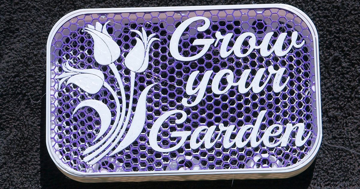 Grow your Garden sign by h2odragon | Download free STL model ...