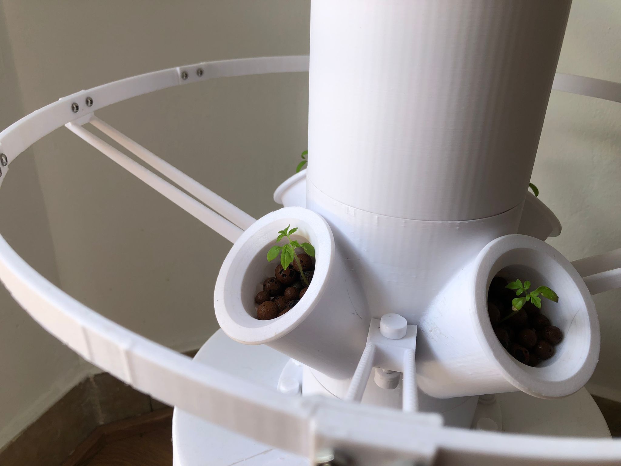 Modular Hydroponic Tower Garden by ekoscape | Download free STL model ...