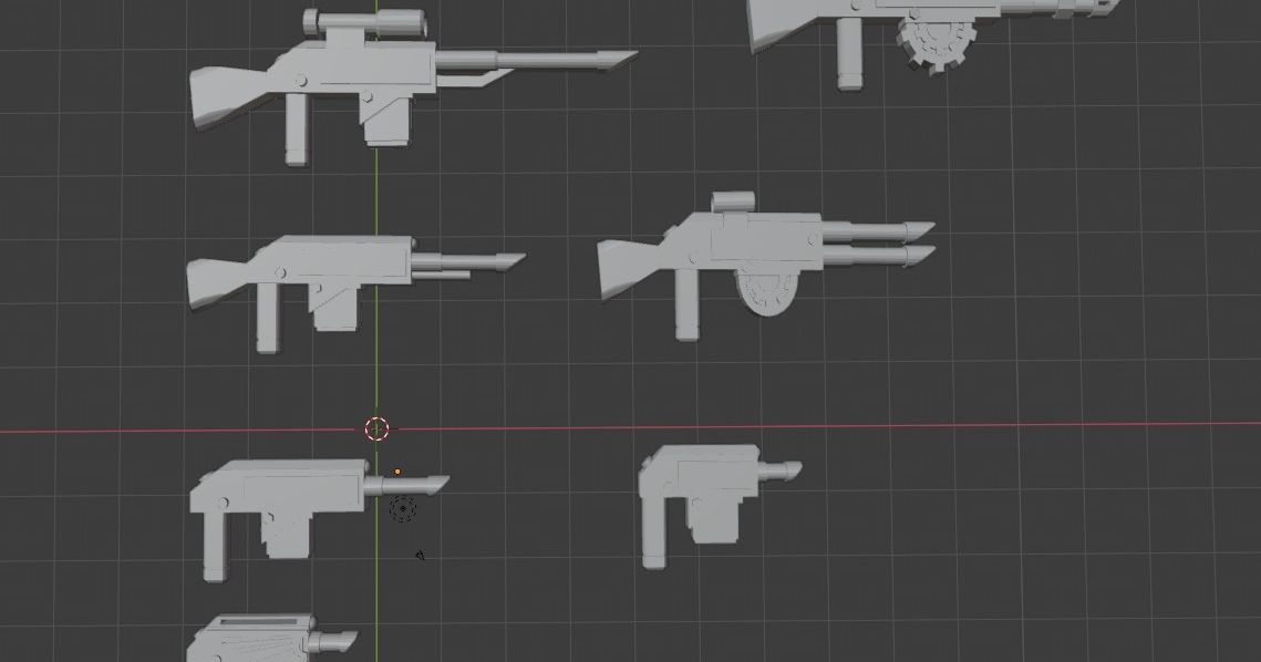 Dummy13 Warhammer40k Lasgun Variants by ChargerOOT | Download free STL ...