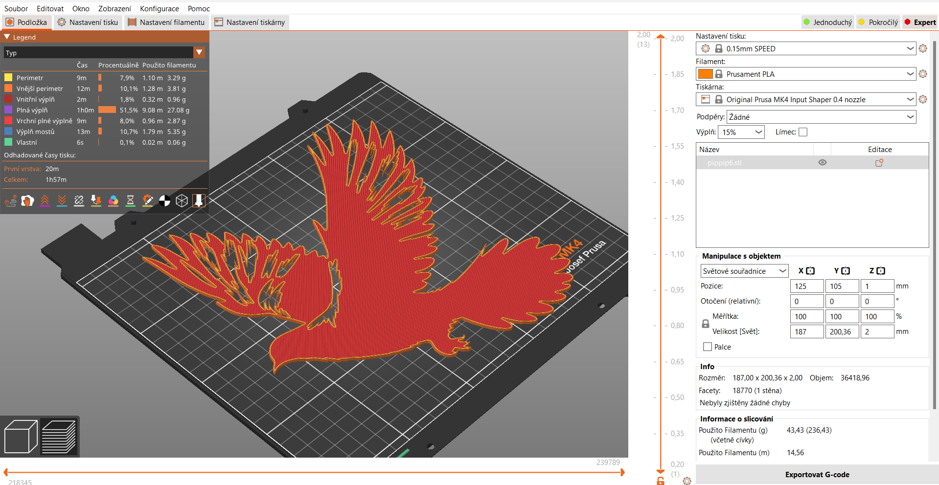 Wall art - Bird C by Nina Máčová | Download free STL model | Printables.com
