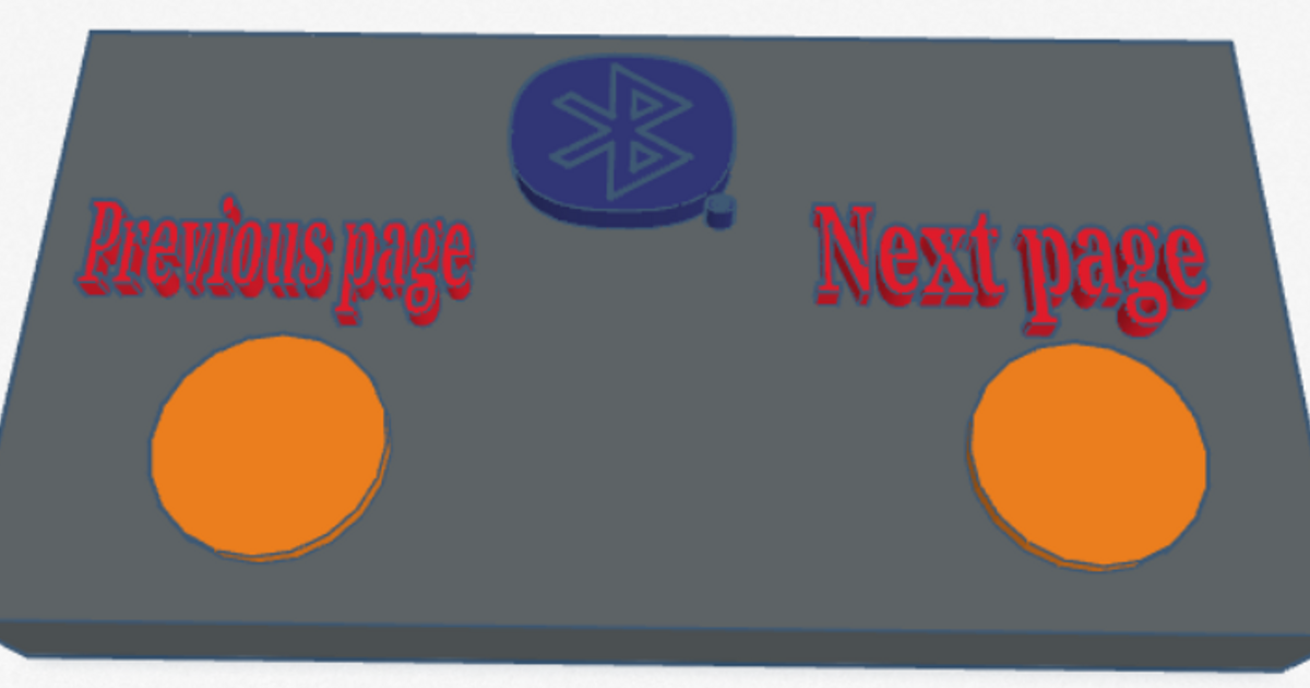 Automatic page flipper for tablets by thestevenwiz | Download free STL ...