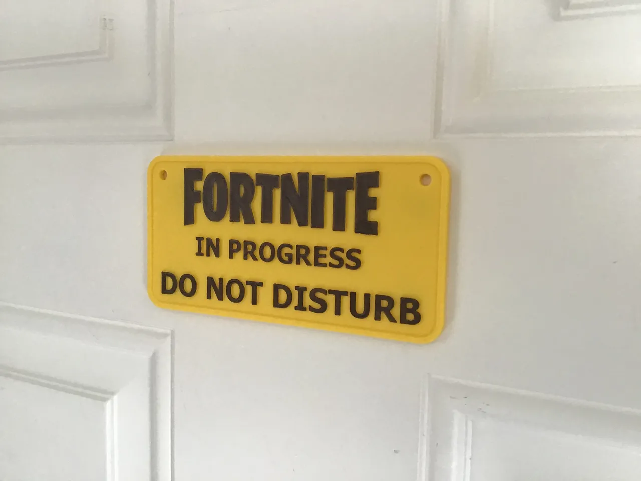 Fortnite Battle Royal Door Sign by Miguel 3D | Download free STL model ...