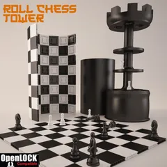 chess tower by Gabriele Anzil | Download free STL model | Printables.com