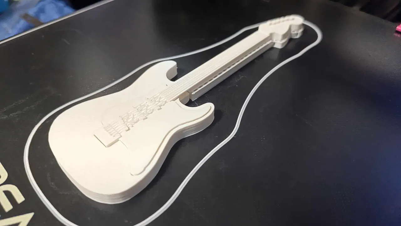 Guitar by kovkristof04 | Download free STL model | Printables.com