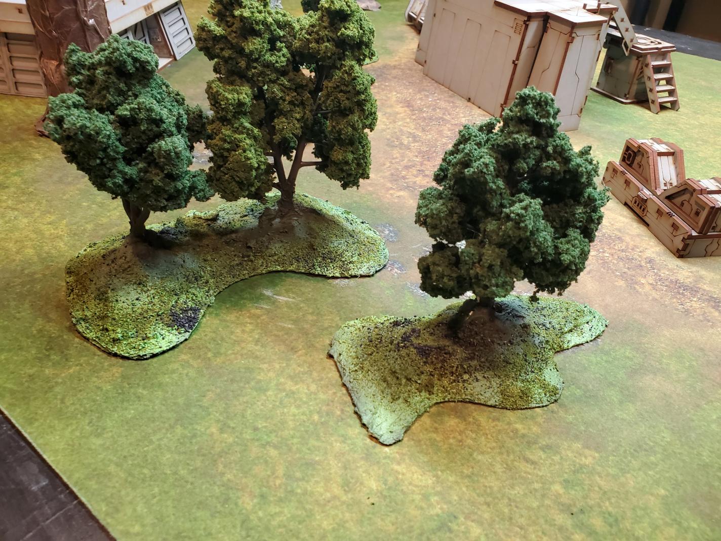 War Game Table Top Terrain Starter Bases (Set 1) by Drake | Download ...