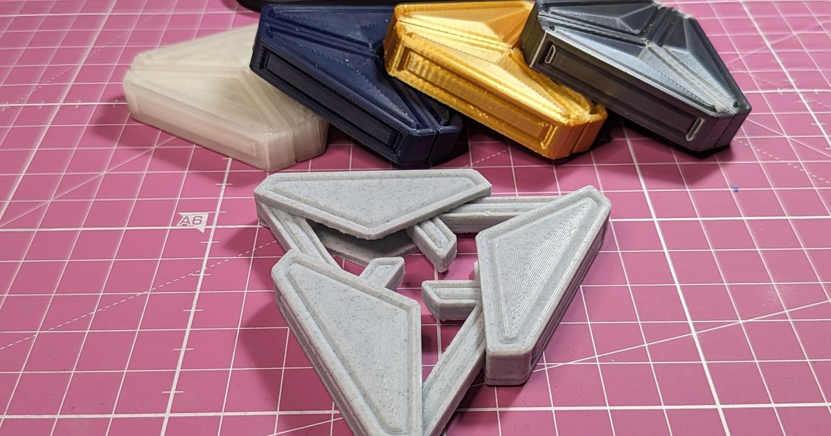 Fidget Triangle Puzzle by EBD Design Studio | Download free STL model ...