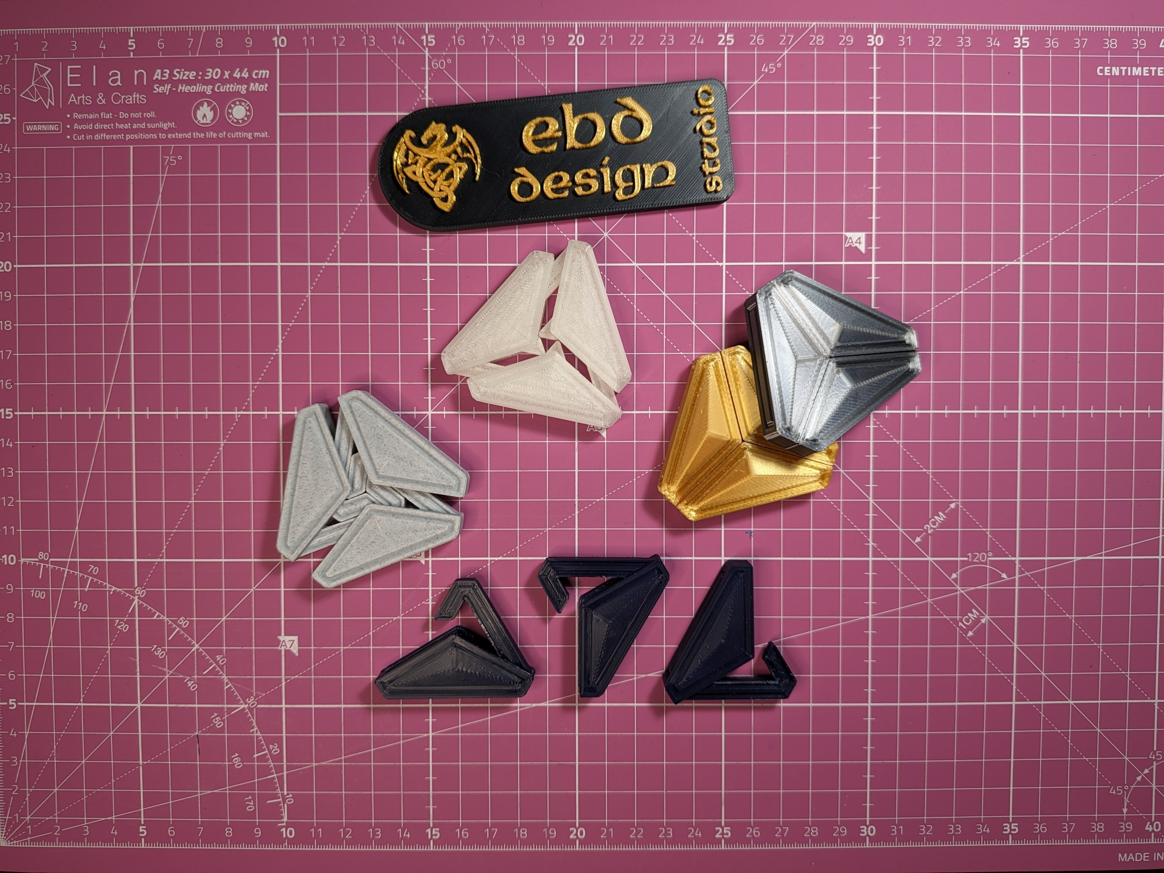 Fidget Triangle Puzzle by EBD Design Studio | Download free STL model ...