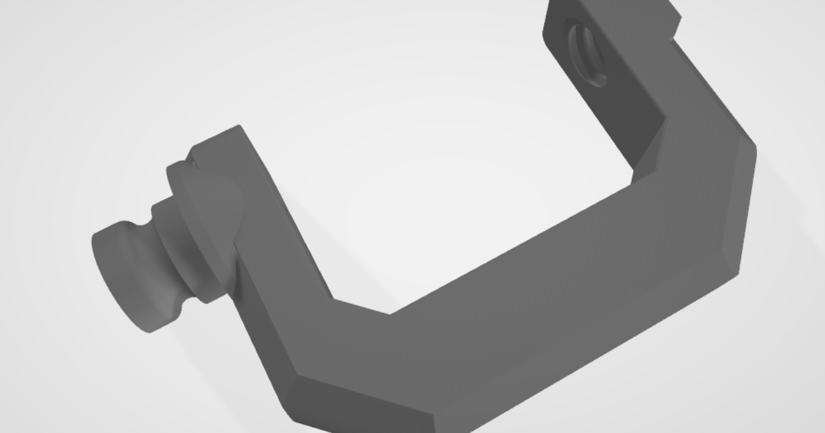 Larger table clamp (simplified) by roberts kalnitis | Download free STL ...