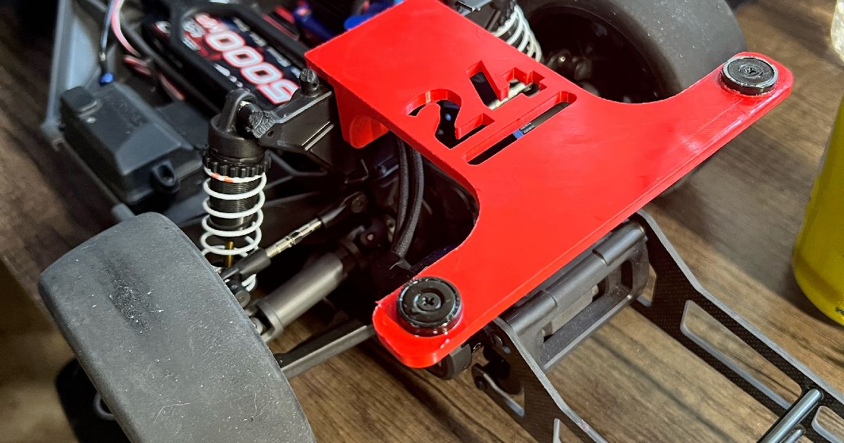 Traxxas Drag Slash Rear Body Mount Magnet by DH creations | Download ...