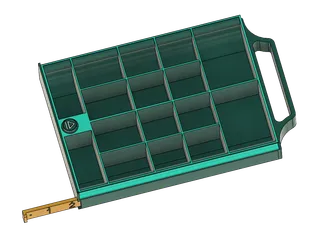 PUSH BUTTON TACKLE BOX WITH BUILT IN RULER by AskNinjaT | Download free ...