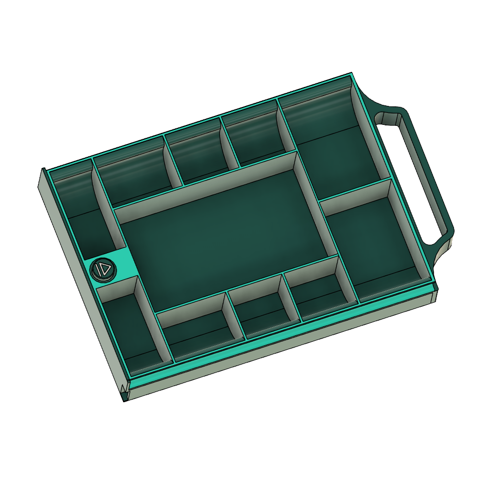PUSH BUTTON TACKLE BOX WITH BUILT IN RULER by AskNinjaT | Download free ...