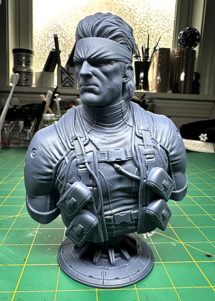 Solid Snake [resin pre-supported] by Eastman | Download free STL model ...