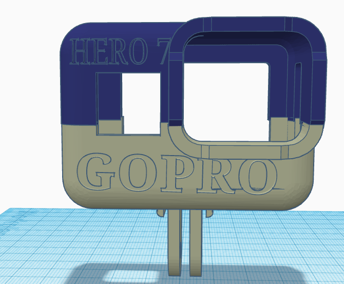 GOPRO HERO 7 split case by Alejandro The Gecko | Download free STL ...