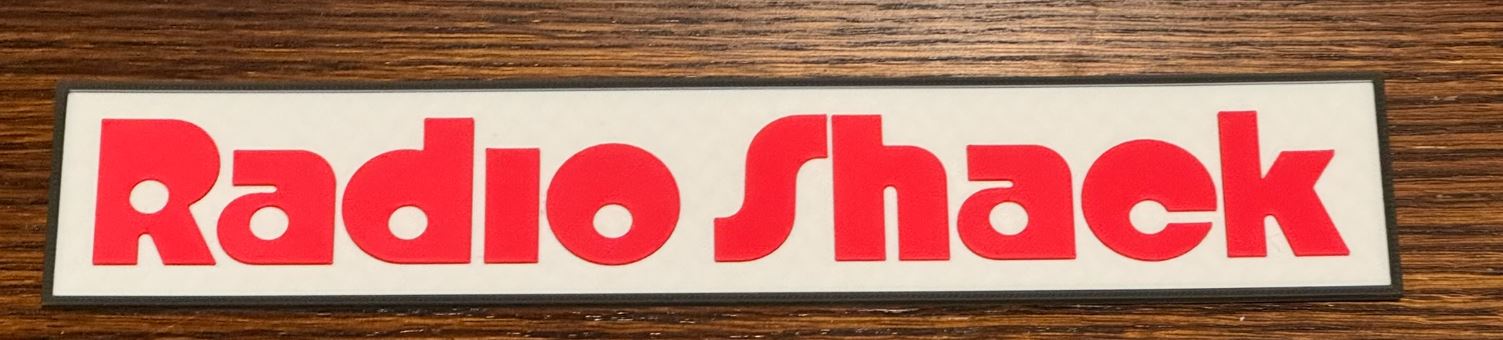 Radio Shack Logo from the 1970s-1980s by GC | Download free STL model ...