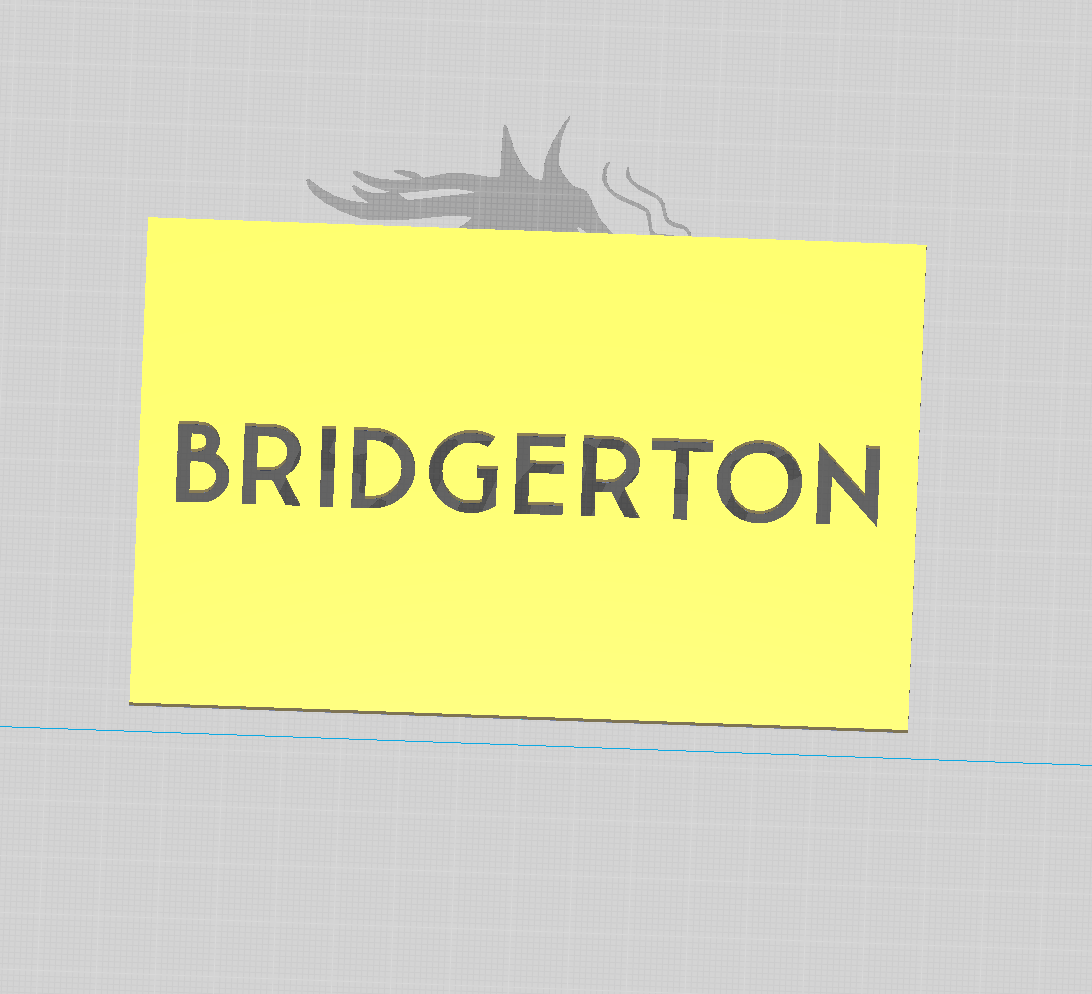 Bridgerton Logo Stencil by Cony | Download free STL model | Printables.com