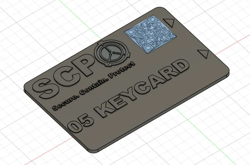 scp 05 keycard by danilych4711 | Download free STL model | Printables.com