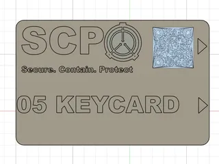 scp 05 keycard by danilych4711 | Download free STL model | Printables.com
