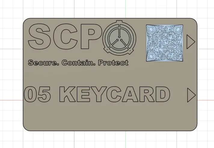 scp 05 keycard by danilych4711 | Download free STL model | Printables.com