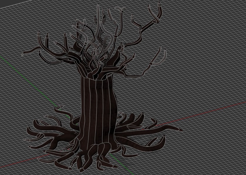 Arbol sin hojas by R con R 3D | Download free STL model | Printables.com