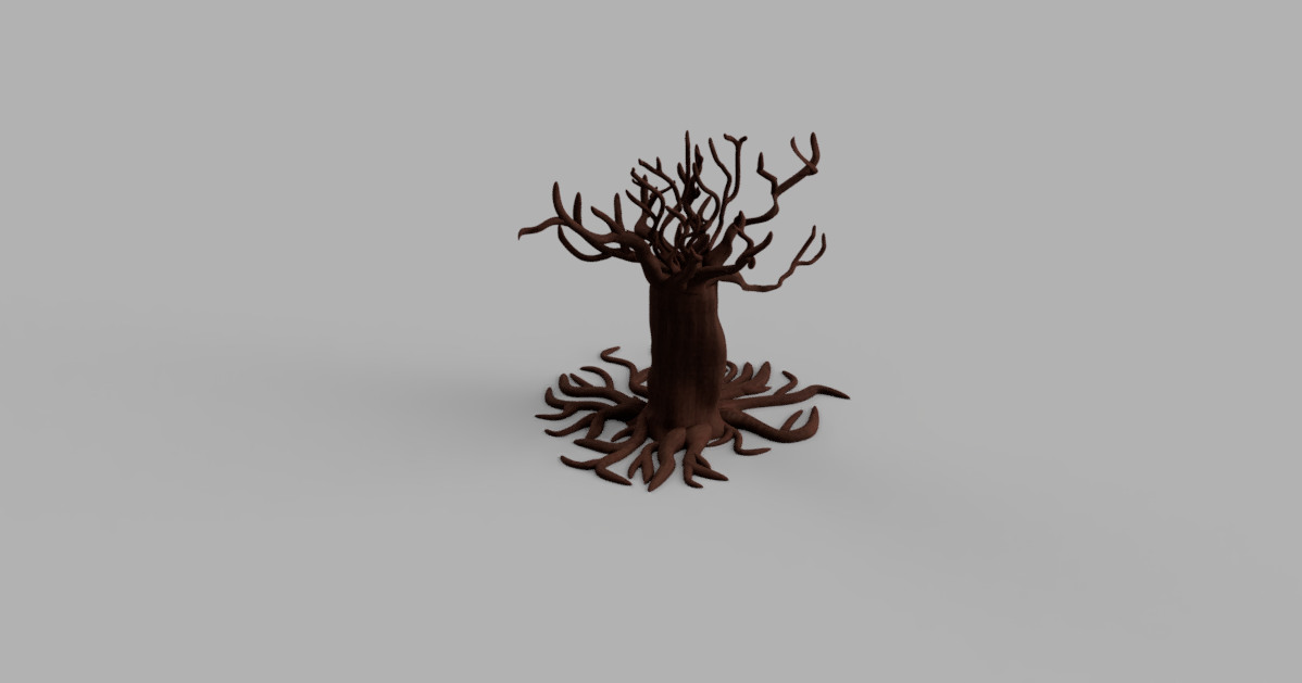 Arbol sin hojas by R con R 3D | Download free STL model | Printables.com